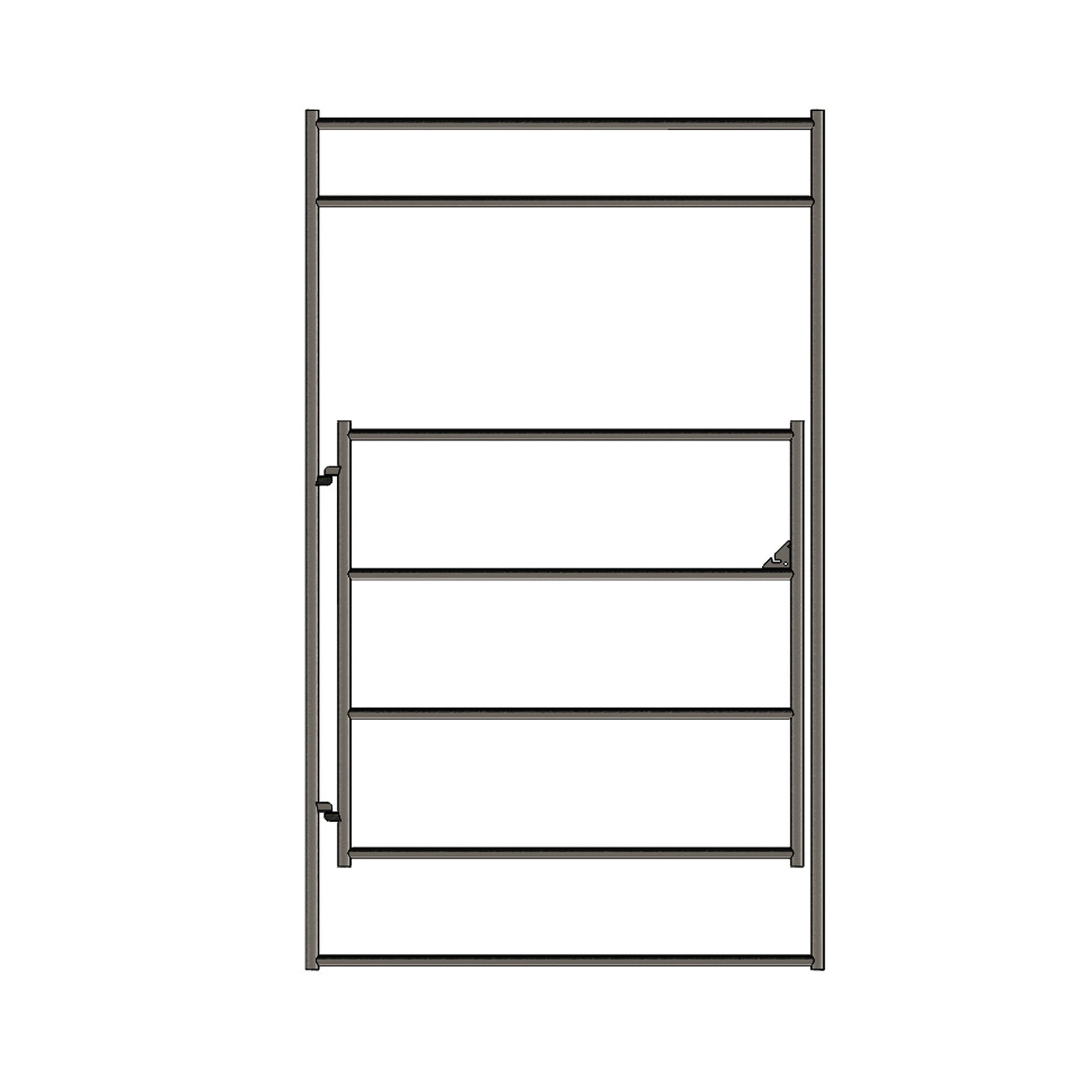 Standard Bow Gate 4 Ft 6 In (4 Rail) | Arizona Fence and Barn LLC